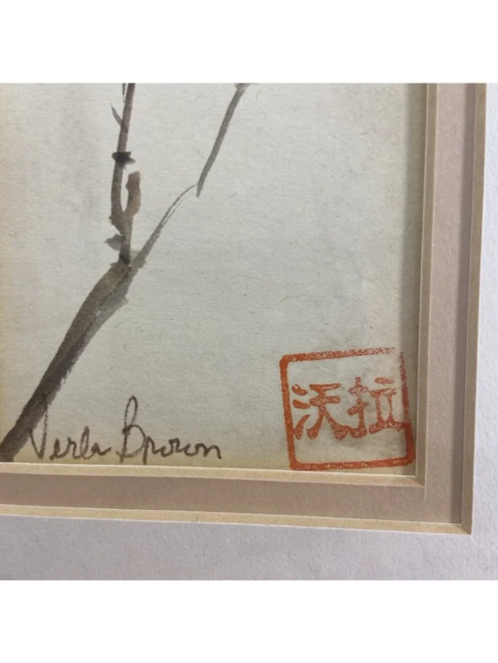 Wall Decor | 2 Verla Brown Original Watercolor Painting Signed Asian ...